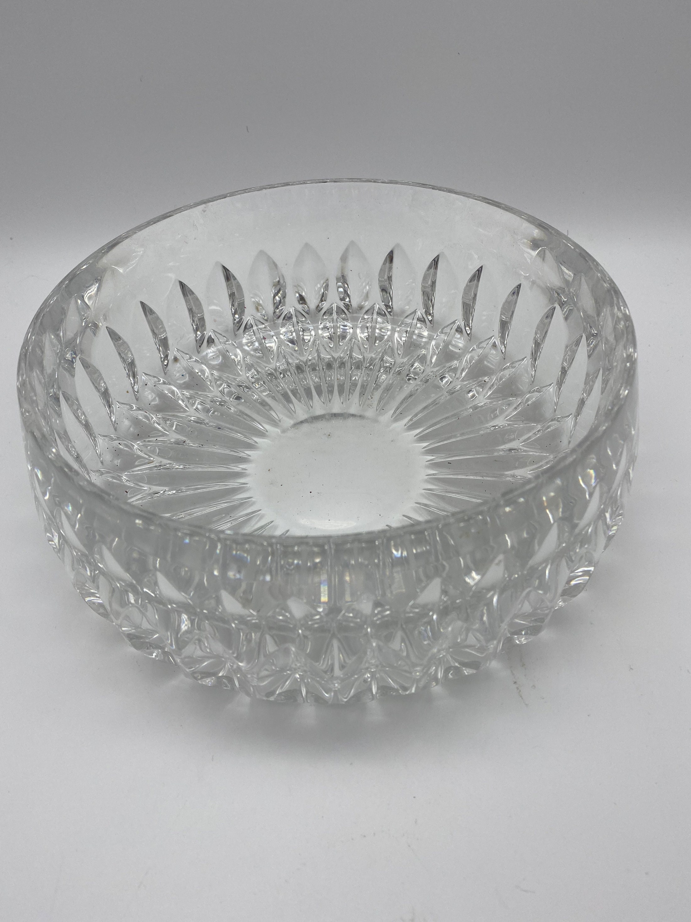 Gorham Althea Lead Crystal Bowl Crystal Diamond Pattern Bowl - Etsy