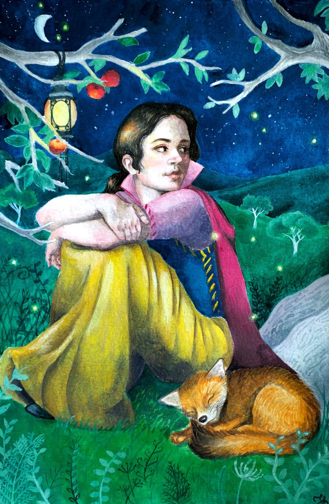 Snow White Fine Art Print Snow White Wall Art for Cozy Living Rooms and ...