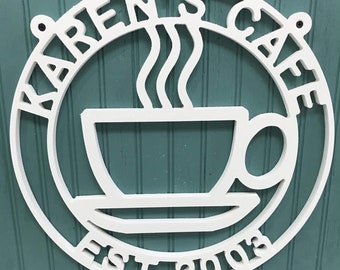 Custom cafe sign | Etsy