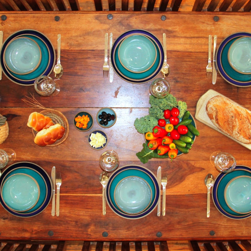 Ceramic Plate Set - Etsy