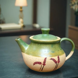 Lavender Ceramic Teapot With Strainer, Handmade Tea Kettle, Gift for ...