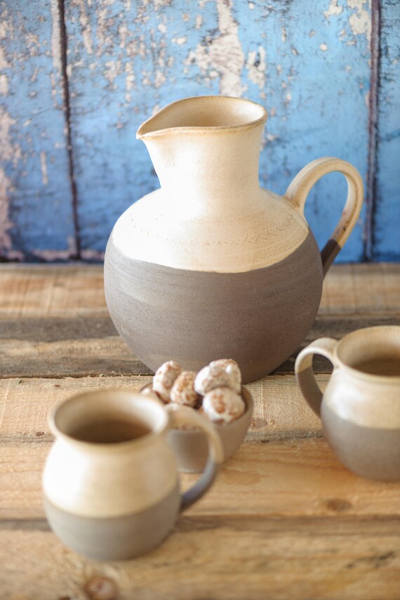 Water Jug Ceramic Pitcher Ceramic Carafe Large Pottery | Etsy