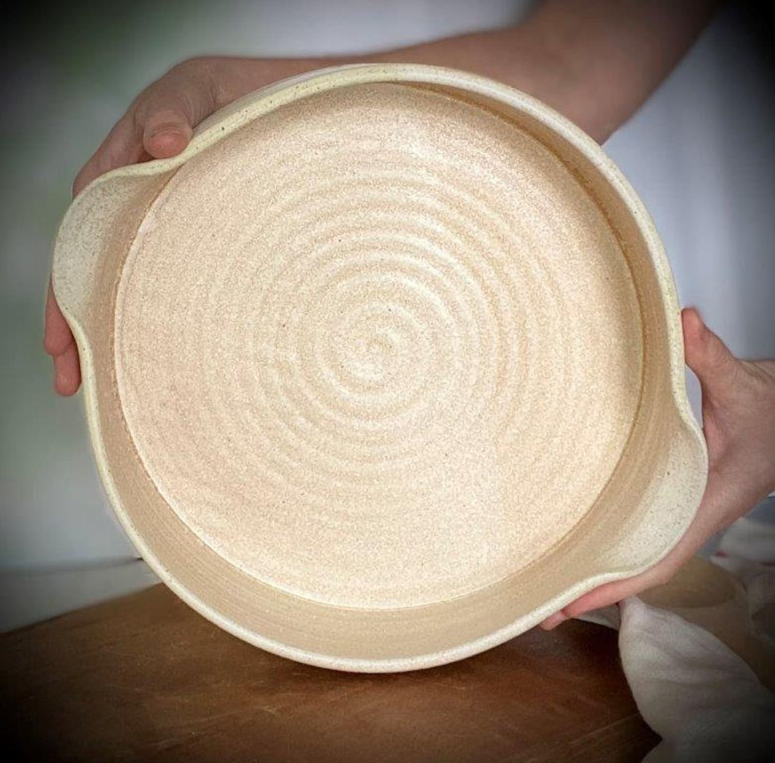 Handmade Ceramic Casserole Dish, Oven Safe Stoneware Baking Dish ...