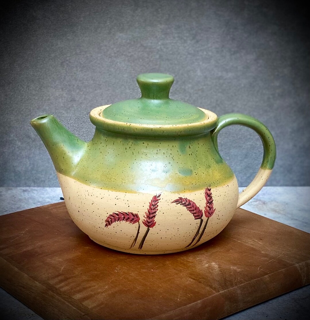 Lavender Ceramic Teapot With Strainer, Handmade Tea Kettle, Gift for ...