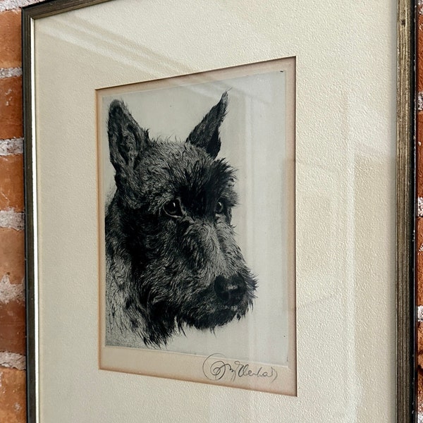 Dog Etching - Etsy