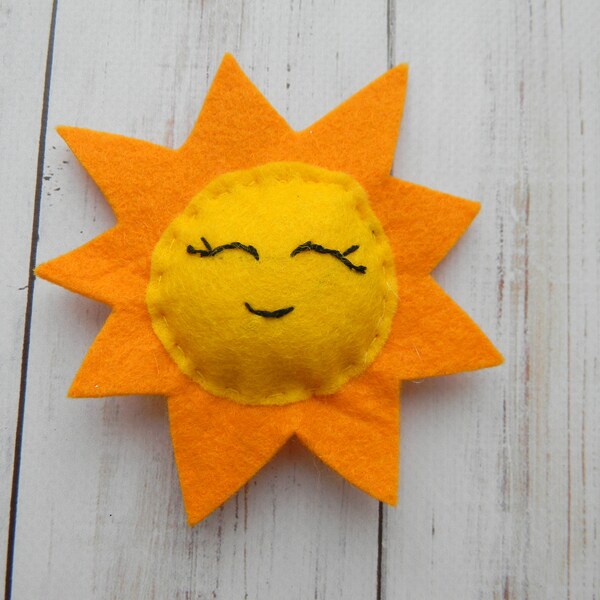 Felt Sun - Etsy