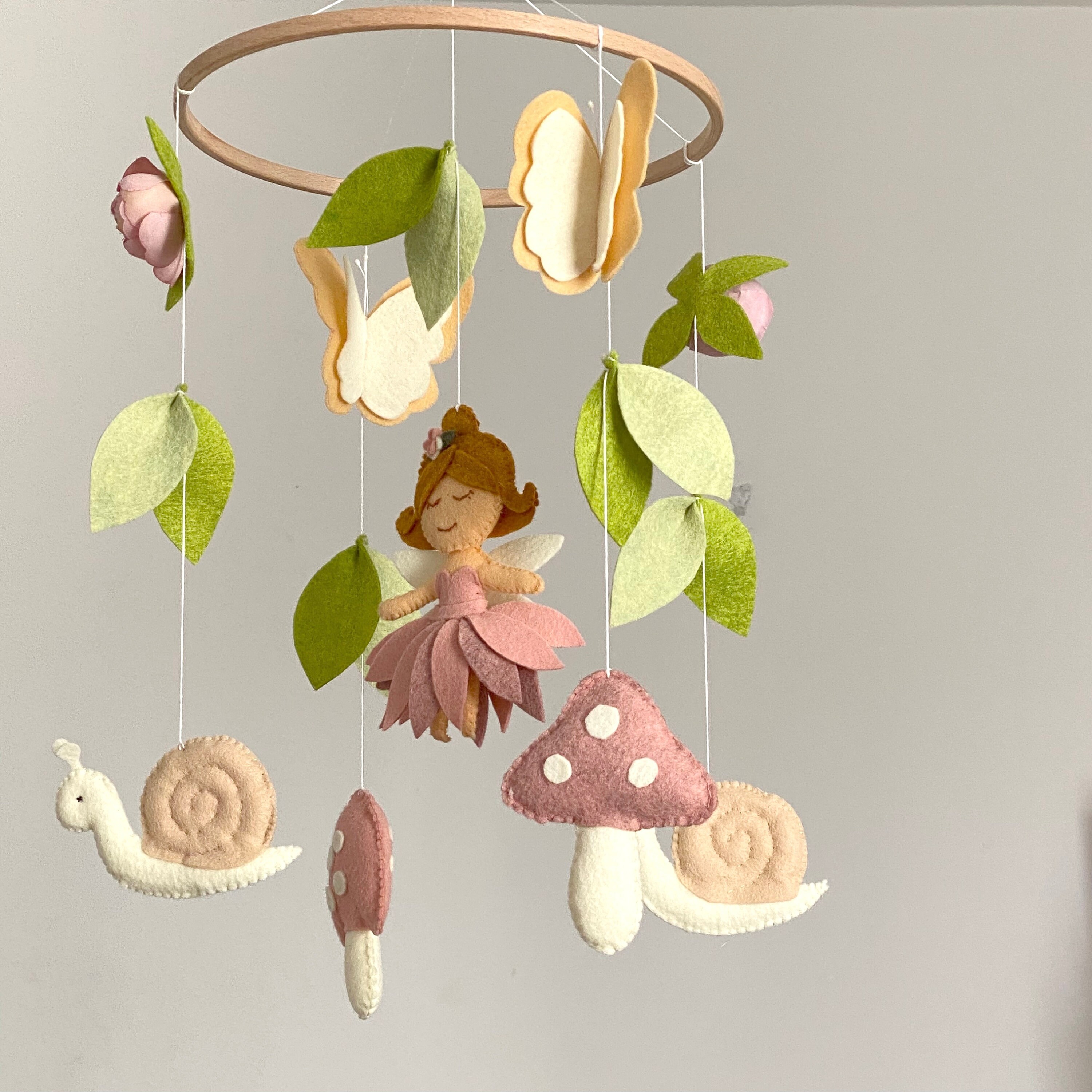 Fairy Baby Mobile for Girl Nursery Mobile Woodland Nursery Decor Fairy ...