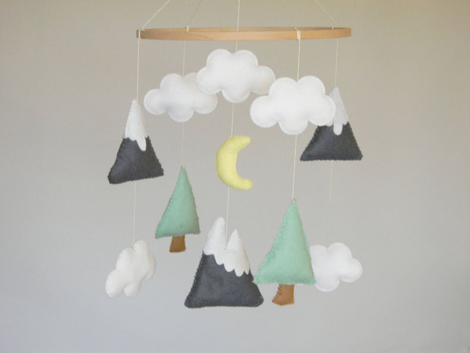 Baby Mobile Mountains Baby Mobile Baby Mobile Modern Nursery - Etsy Canada