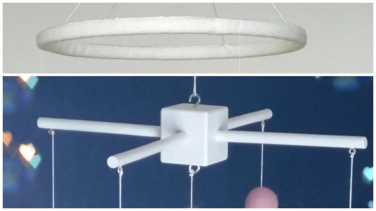 Unicorn Baby Mobile Baby Mobile Modern Nursery Mobile Cloud | Etsy