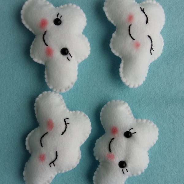 Felt Cloud Ornament - Etsy