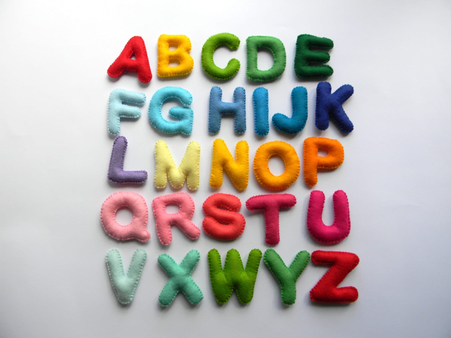 Felt alphabet letters Felt Alphabet English alphabet Felt | Etsy