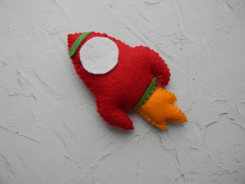 Astronaut Felt Ornament Rocket Felt Ornament Astronaut Toy - Etsy