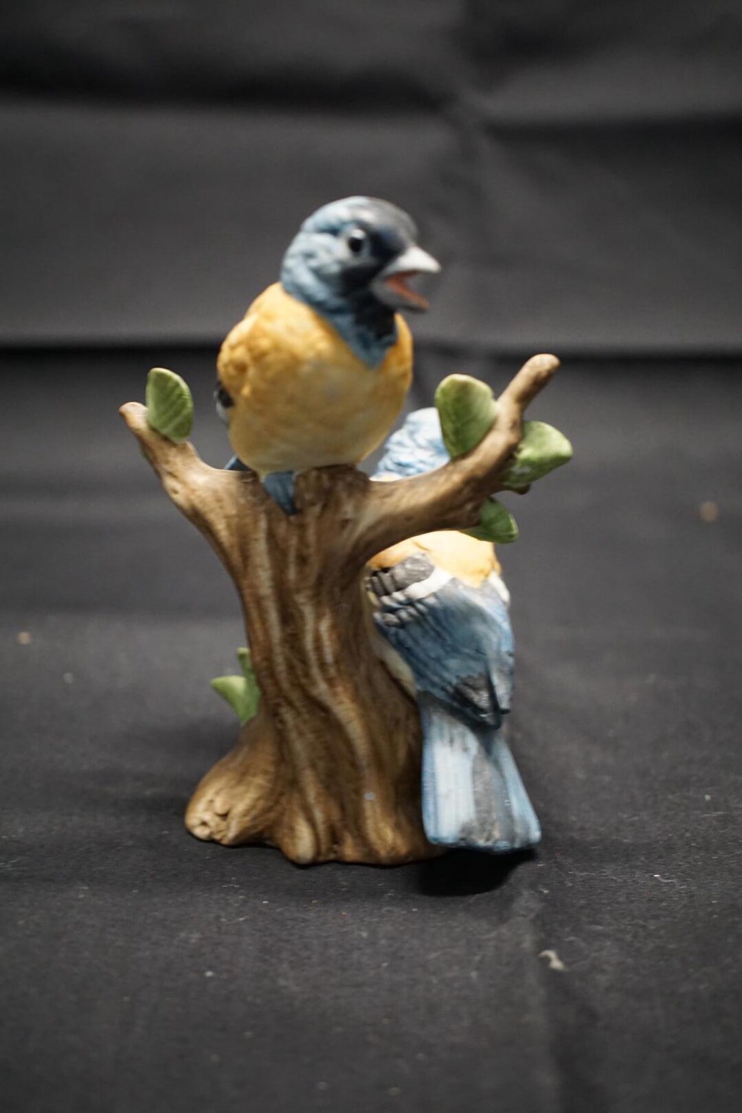 Charming Ceramic Bluebird Figurine on Tree - Etsy