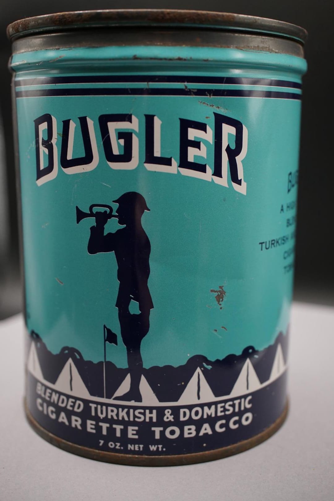 Vintage Bugler Turkish & Domestic Cigarette Tobacco Can - Etsy