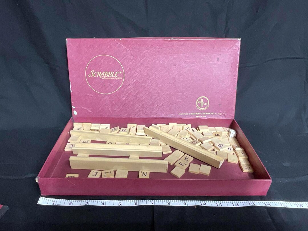 Vintage Scrabble Board Game Set - Classic 1948 Edition - Etsy