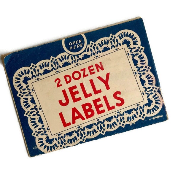 Jelly Labels - Etsy