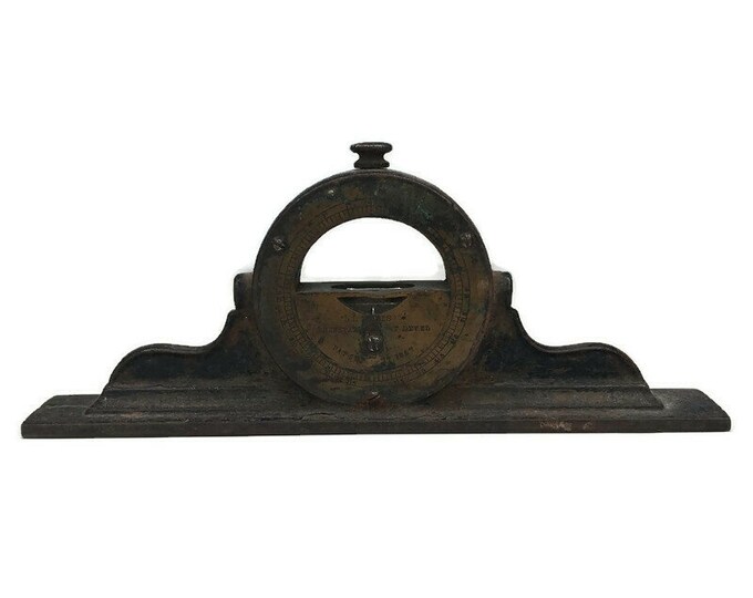 RARE Antique 1867 L. L. Davis Adjustable Spirit Level - Etsy