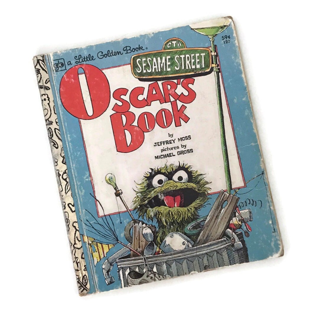 1975 Oscar the Grouch Book | Vintage Little Golden Book | Sesame Street ...