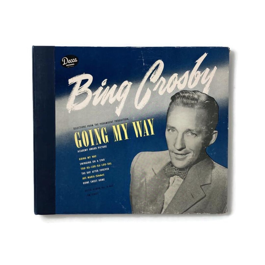 Vintage Bing Crosby 'going My Way' Decca Records Set: 1940s Movie ...