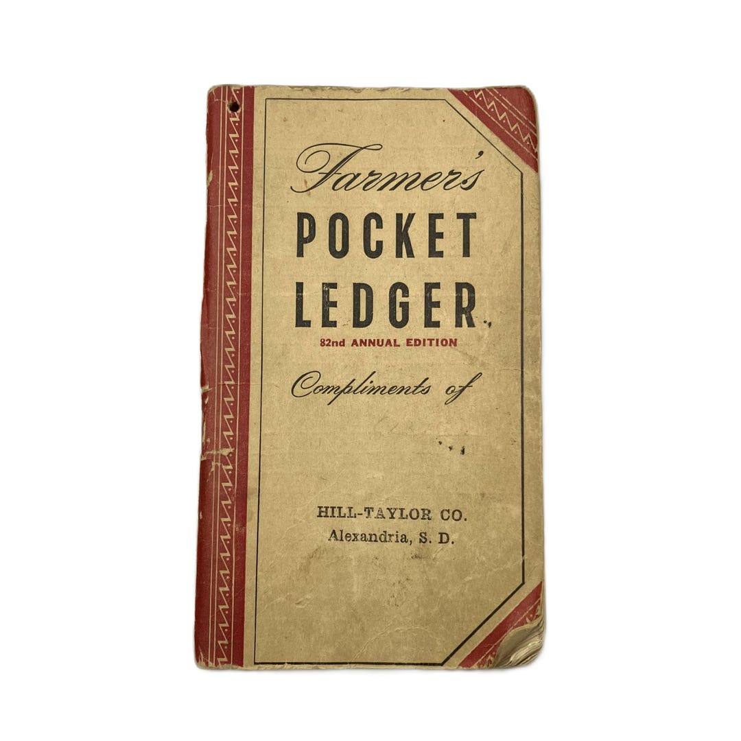 Vintage 1948 Farmer’s Pocket Ledger | 82nd Annual Edition | John Deere ...
