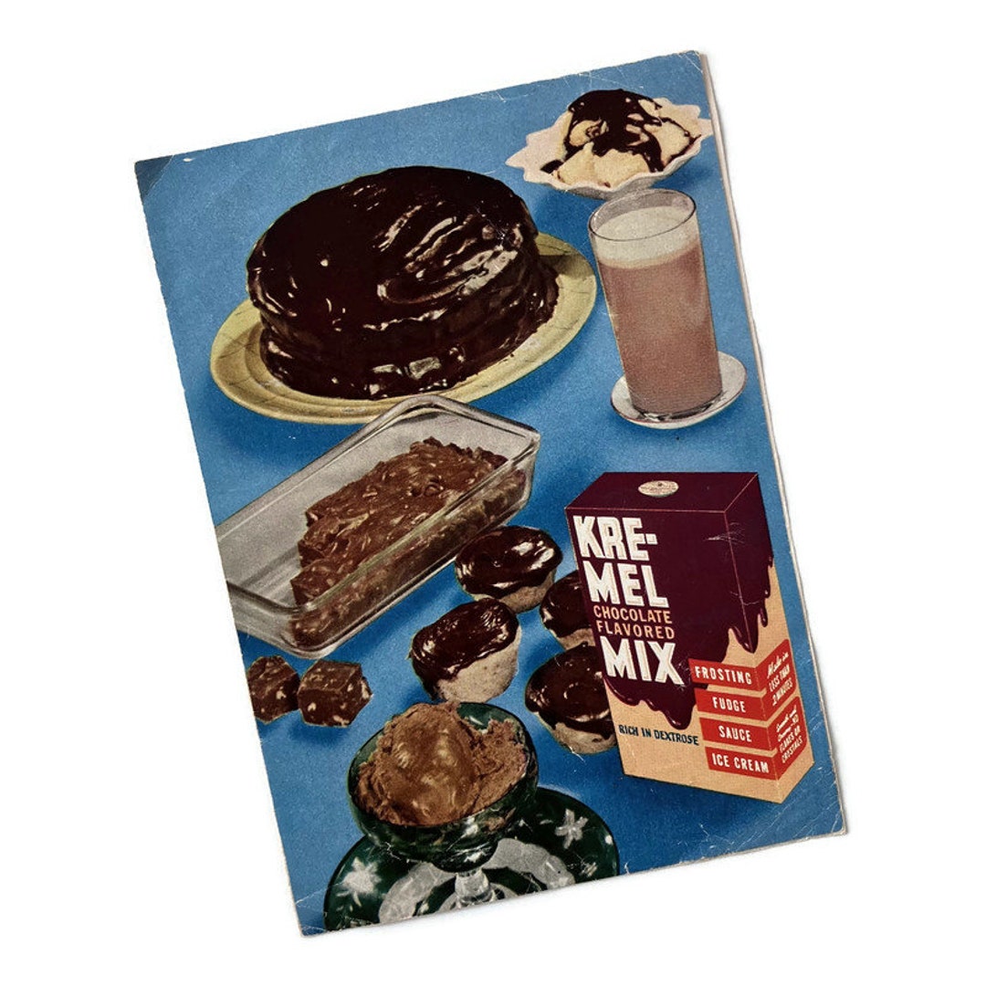 Vintage Kre-mel Chocolate Flavored Mix Recipe Leaflet - Etsy