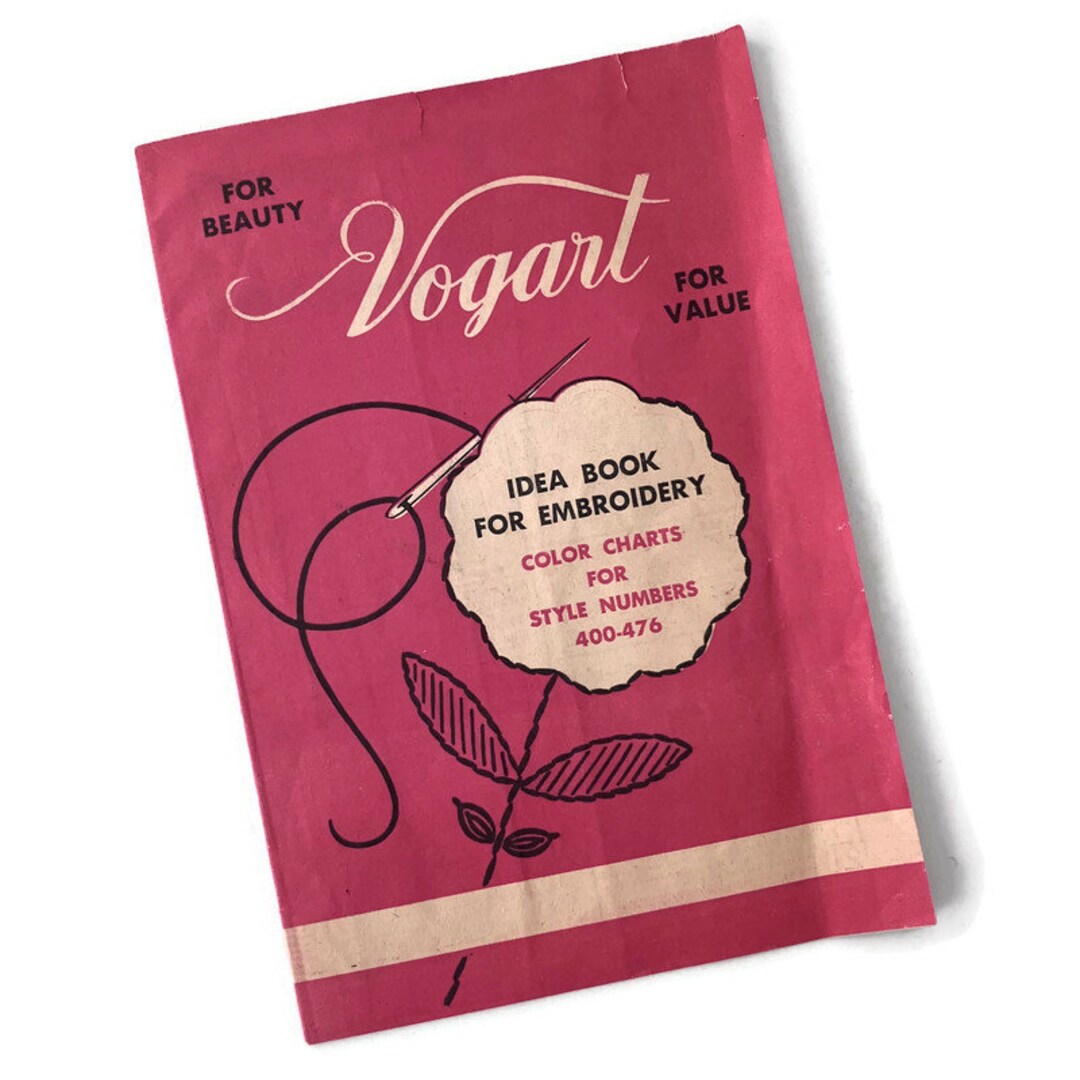 Vintage Vogart Embroidery Color Charts | Motif Catalog | Coats & Clarks ...
