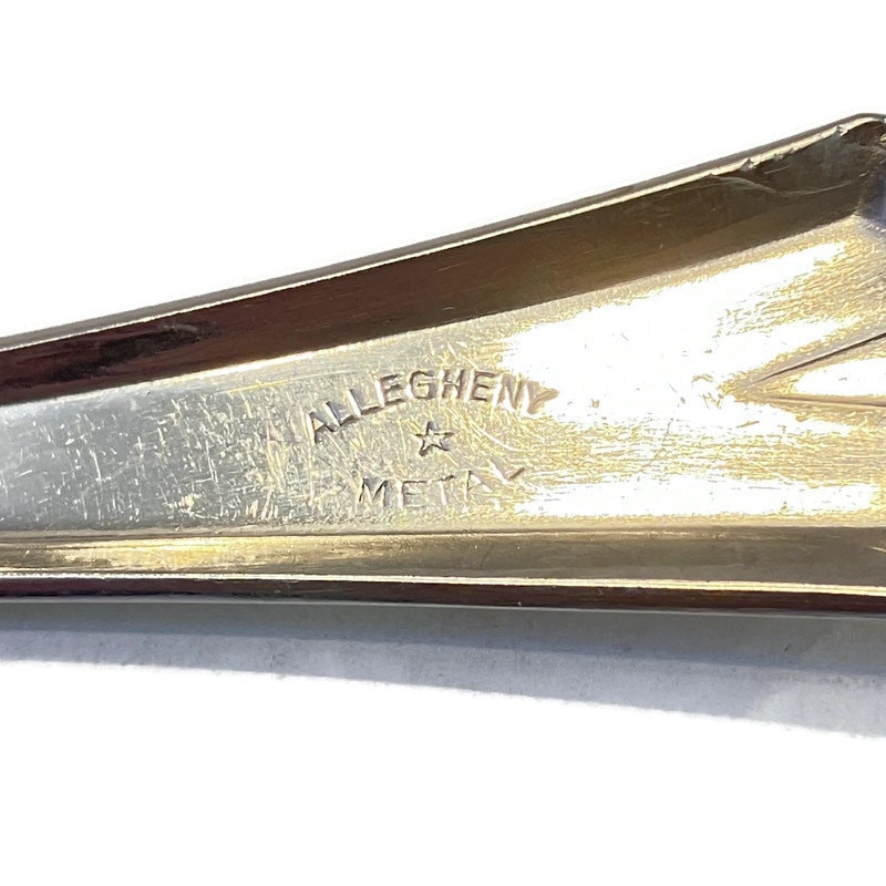 Vintage Allegheny Metal Streamline Pattern Serving Spoons - Etsy