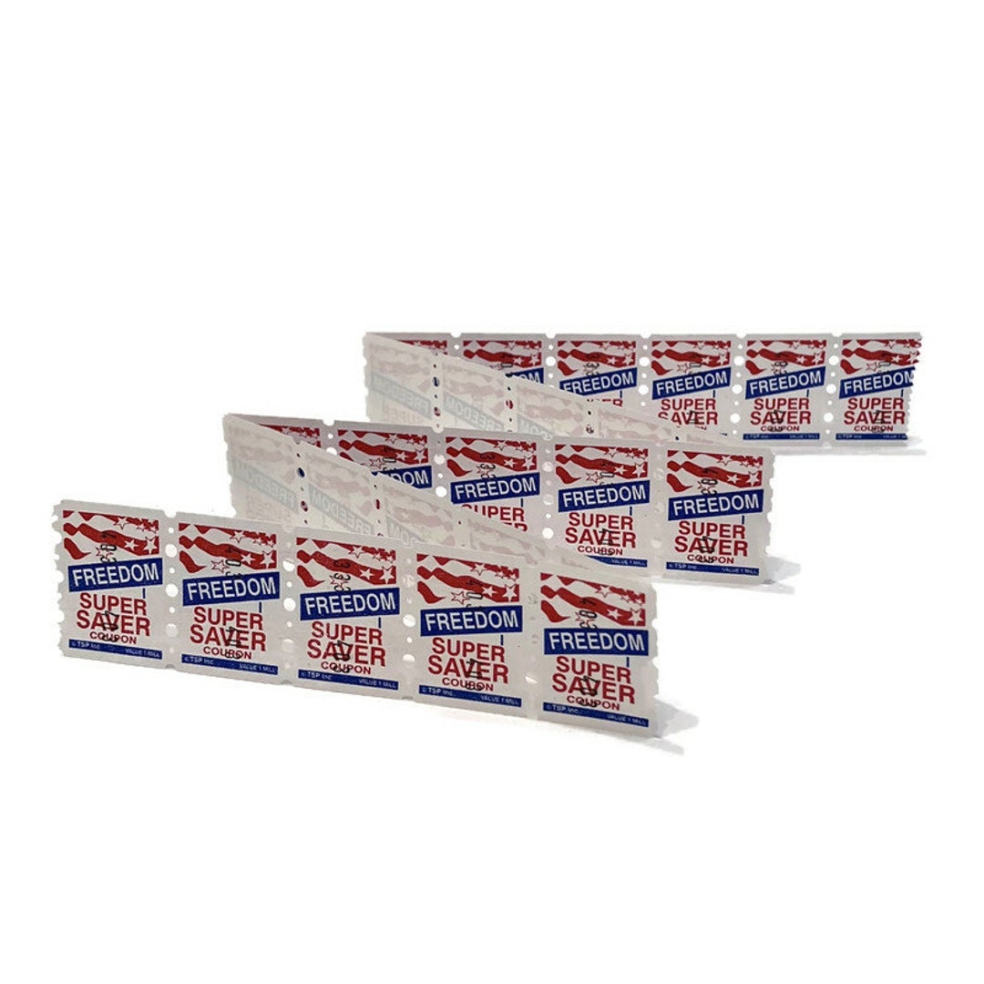Vintage Freedom Super Saver Coupons | 1960s–70s Patriotic Trading ...