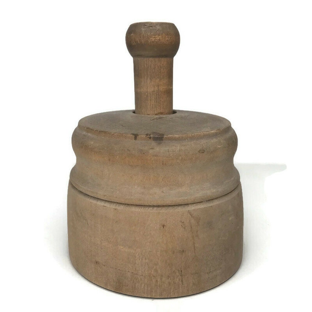 Antique 1866 Wooden Pineapple Butter Press - Etsy