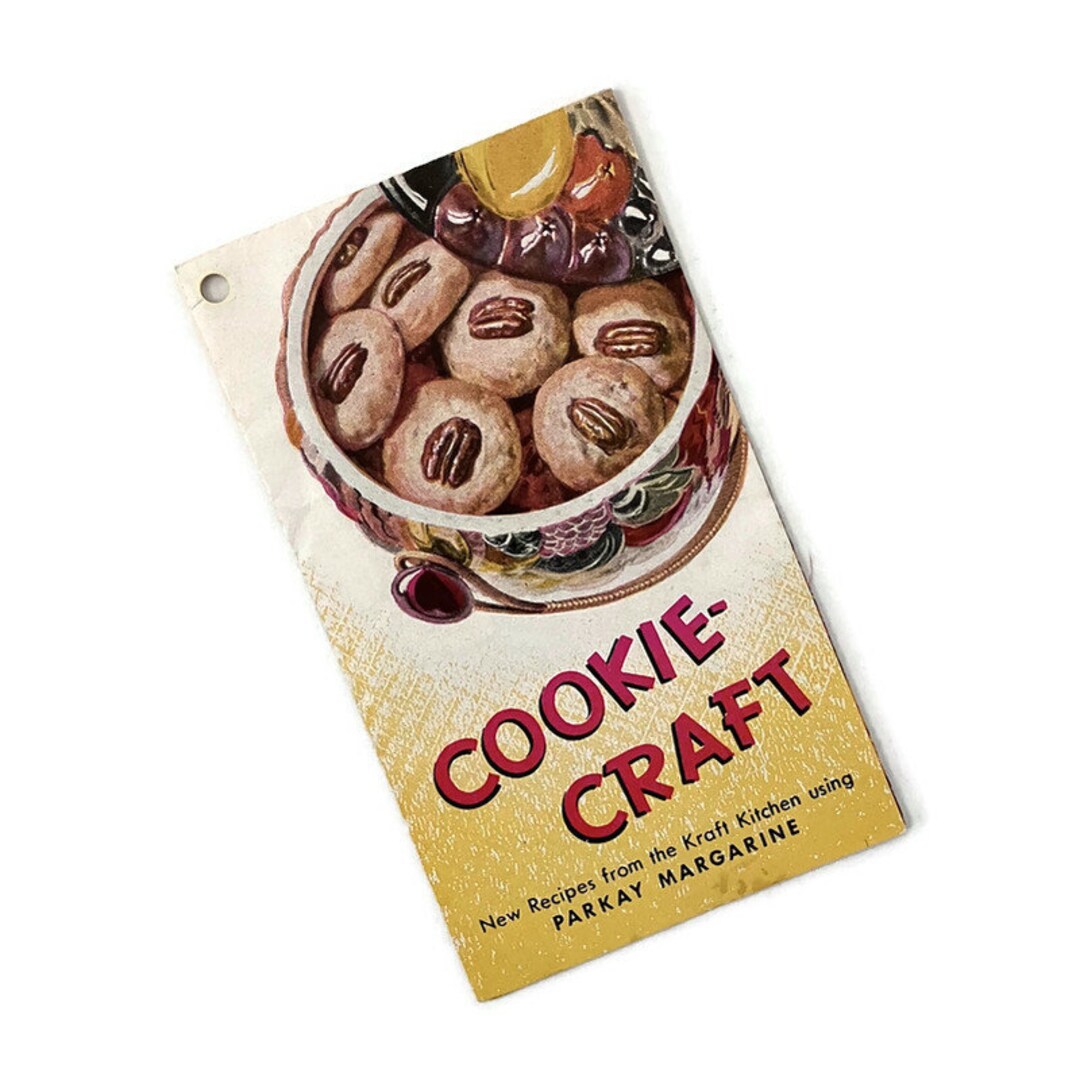 Vintage Kraft Kitchen Cookie Recipe Leaflet | 1960s Parkay Margarine ...