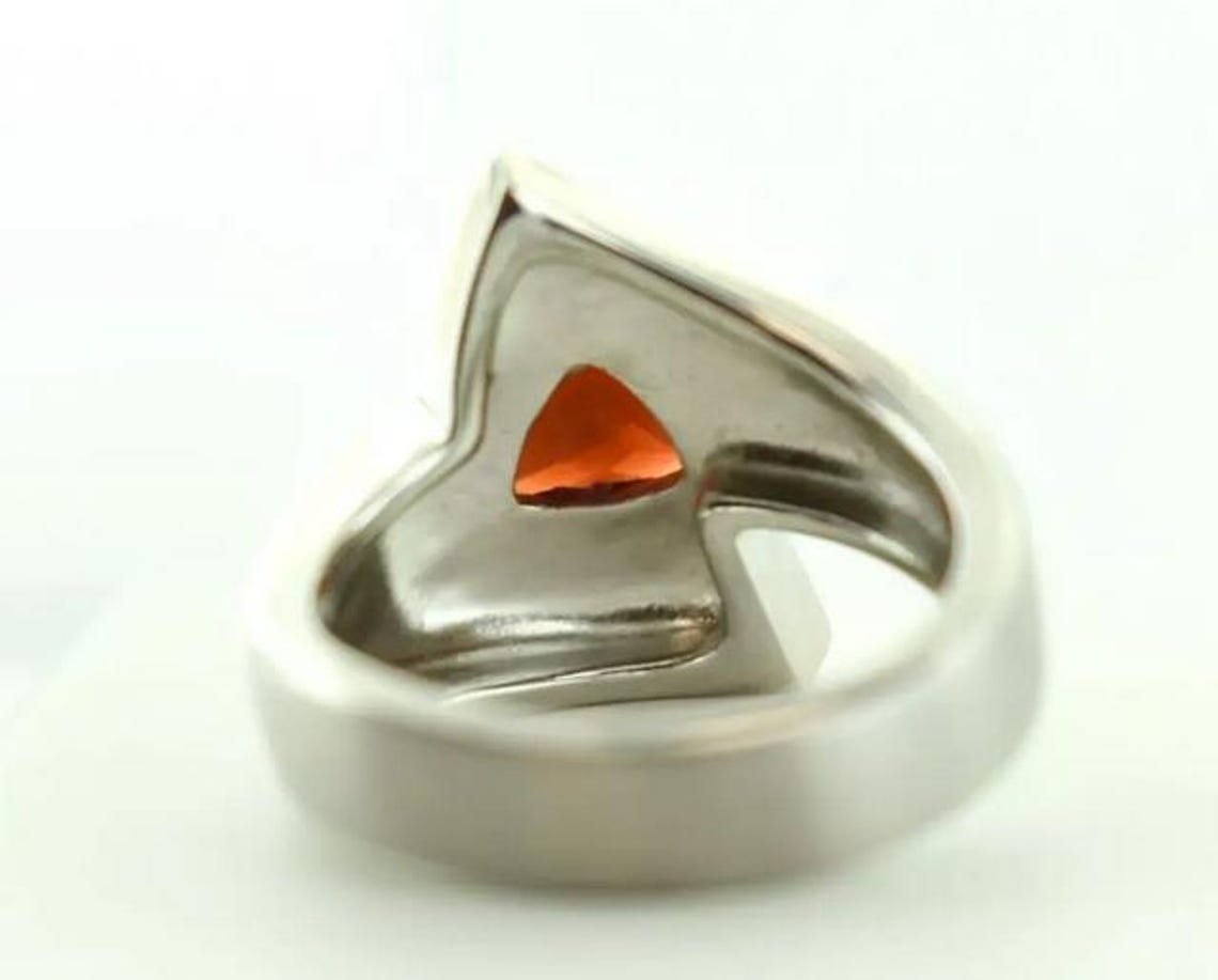 Joryel Vera Premium Quality Designer Sterling Silver Garnet Ring Size 7.5 - Etsy