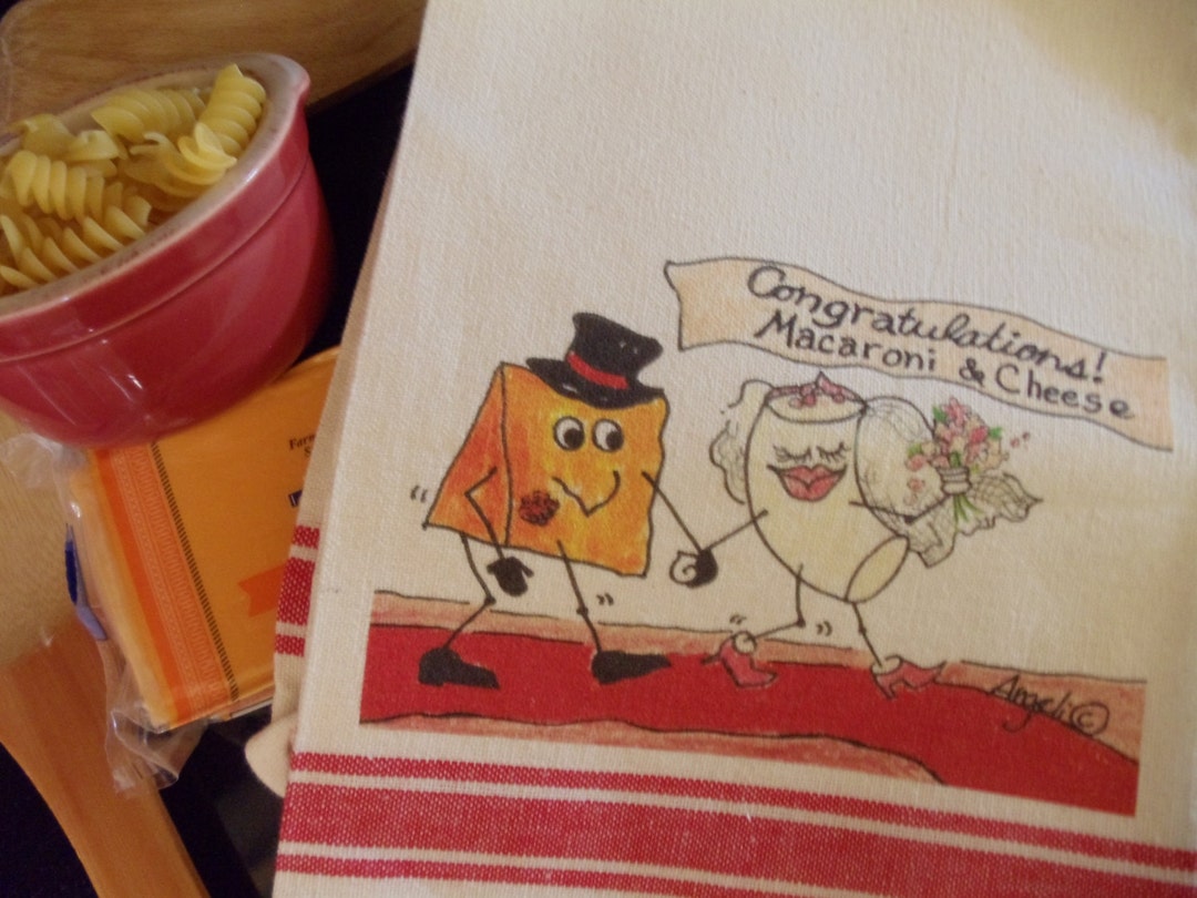 Macaroni & Cheese Kitchen Towel - Etsy