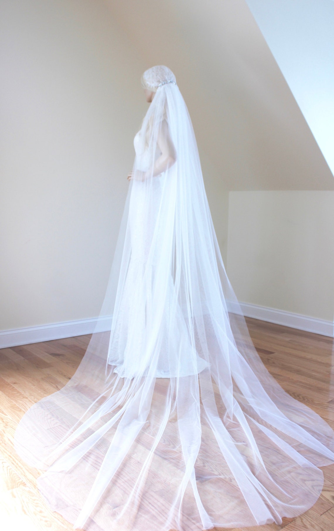 Wedding Veil Vintage Veil Hijab veil Bridal Hijab Veil | Etsy