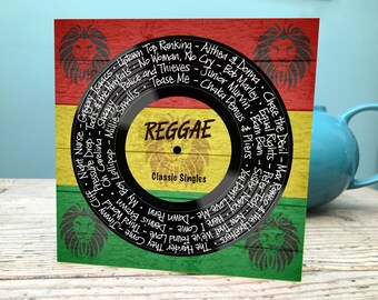 Reggae birthday card | Etsy