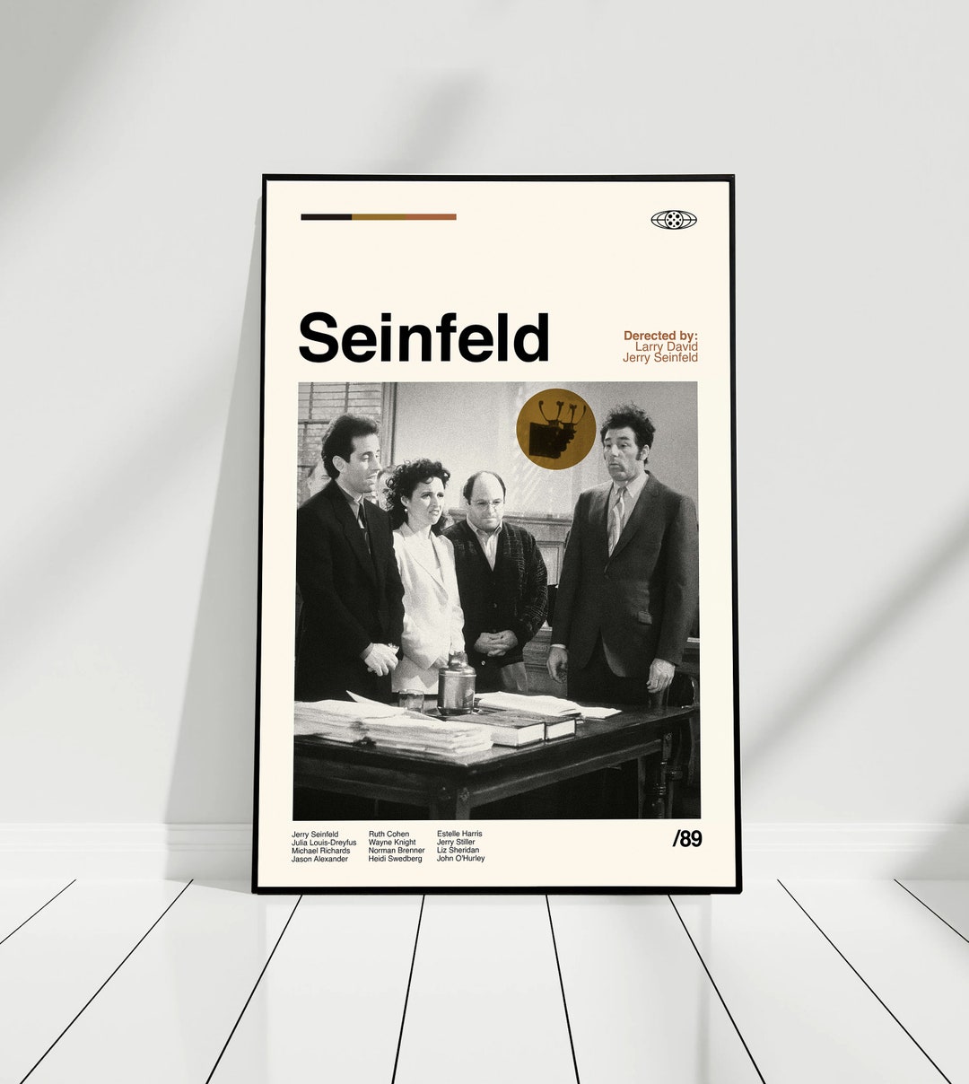 Seinfeld Poster Seinfeld Restaurant Retro Modern Art - Etsy