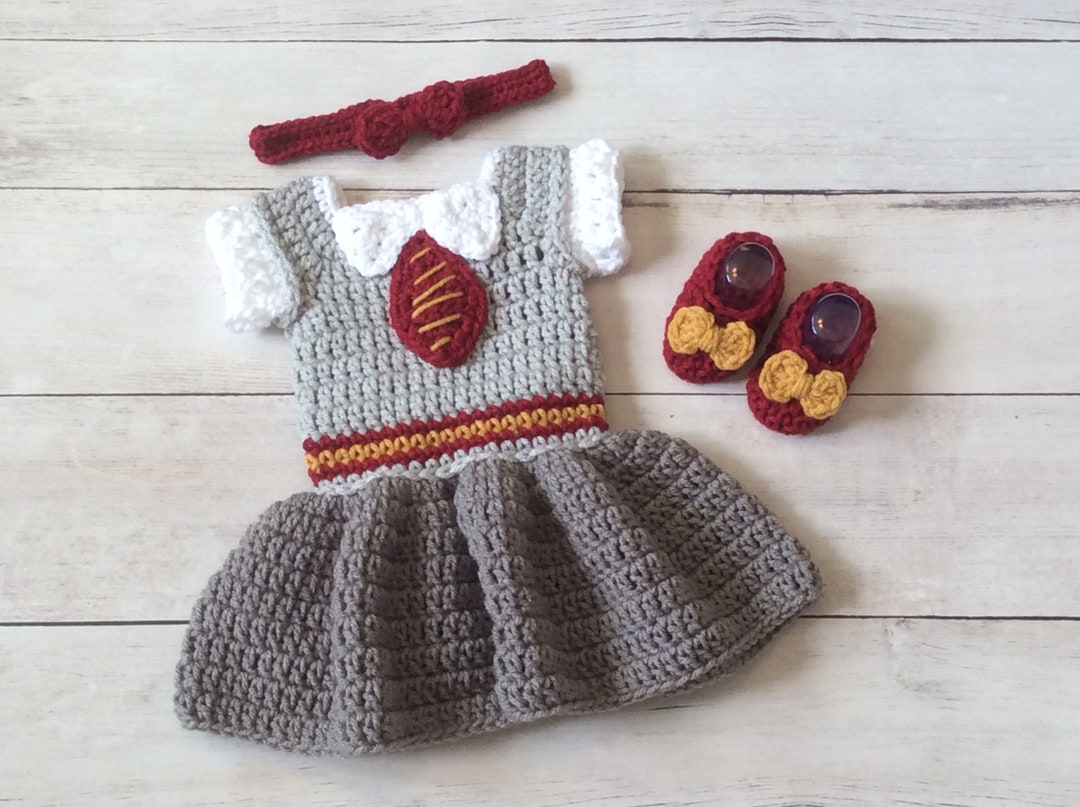 Crochet Wizard Girl Dress/newborn Photo Prop/baby Shower Gift/wizard ...