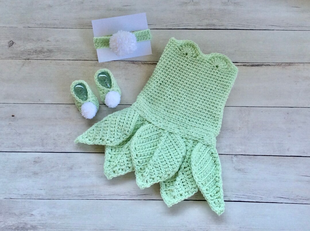 Crochet Tinkerbell Baby Costume/newborn Photography Prop/infant ...
