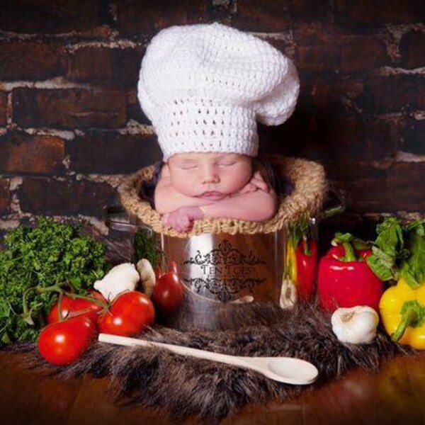 Baby Chef Hat - Etsy