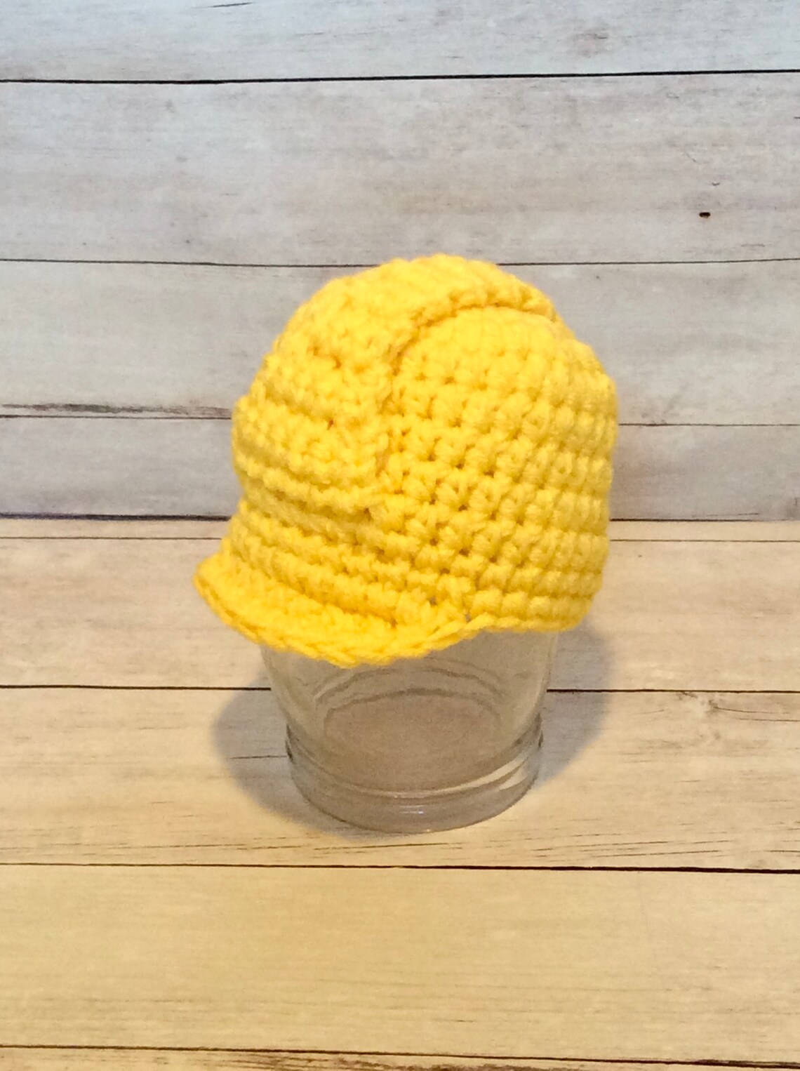 Crochet Construction Hat/cake Smash Photo Prop/newborn - Etsy