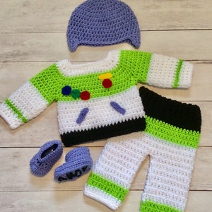 Crochet Buzz Lightyear Photography Prop/toy Story Buzz Newborn Photo ...