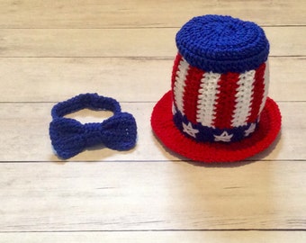 Crochet Uncle Sam - Etsy