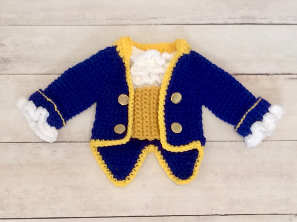 Crochet Beast Outfit Photography Prop/crochet Beast Newborn | Etsy