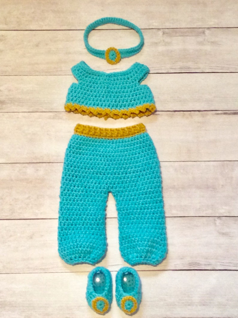 Crochet Princess Jasmine Newborn Photo Prop/disney - Etsy