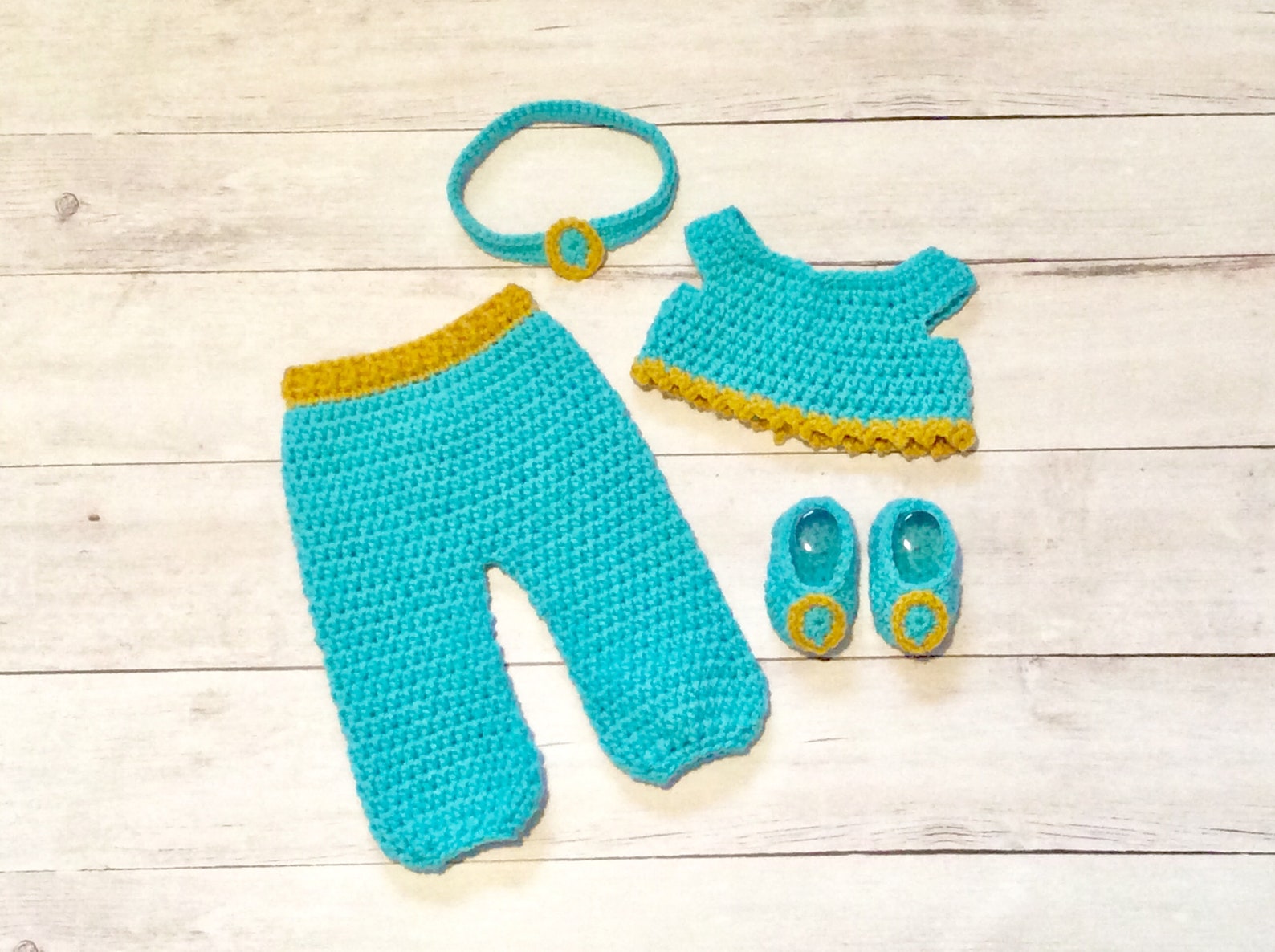 Crochet Princess Jasmine Newborn Photo Prop/disney - Etsy