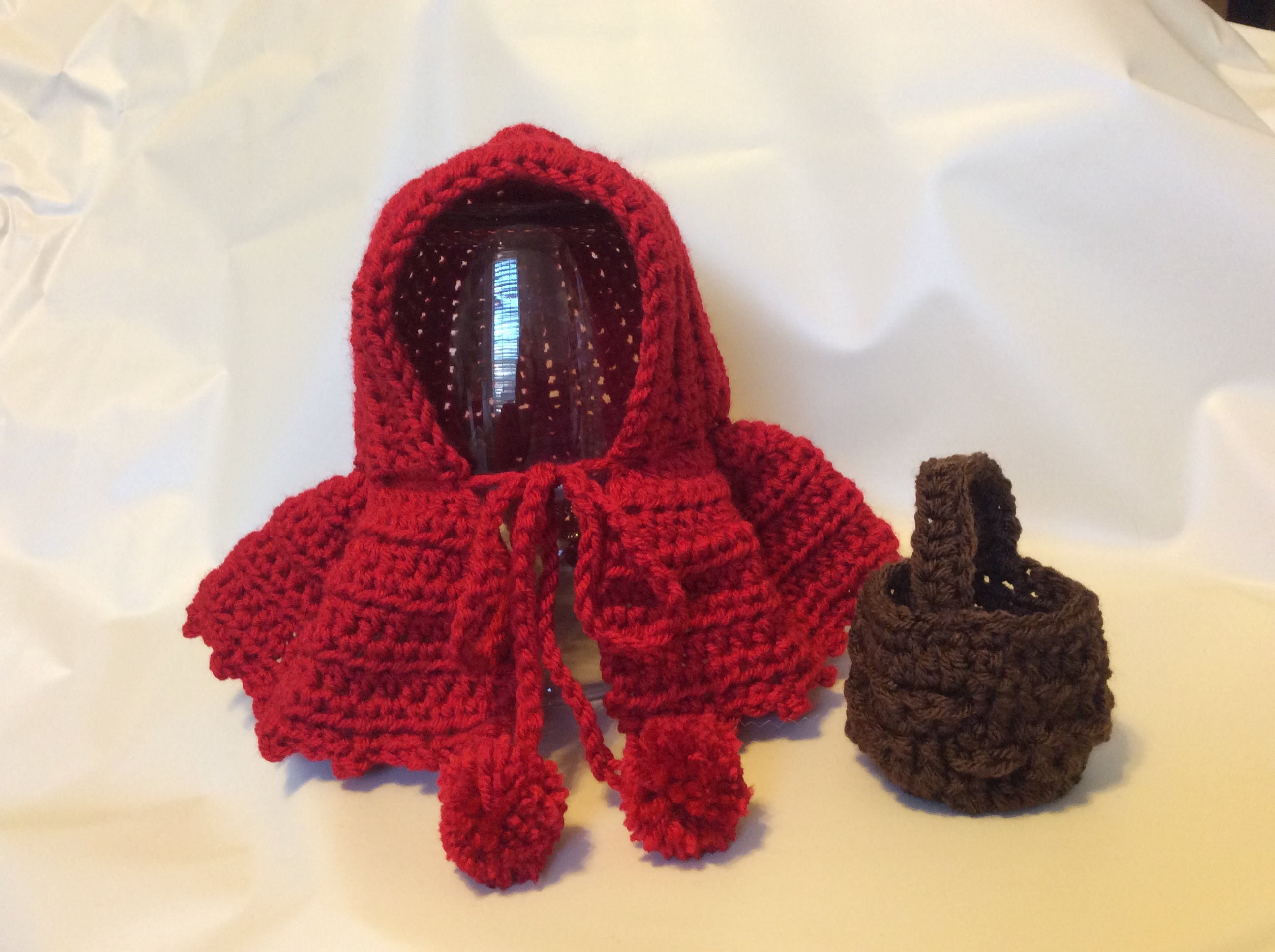 Crochet Little Red Riding Hood Newborn Photography Prop/baby | Etsy