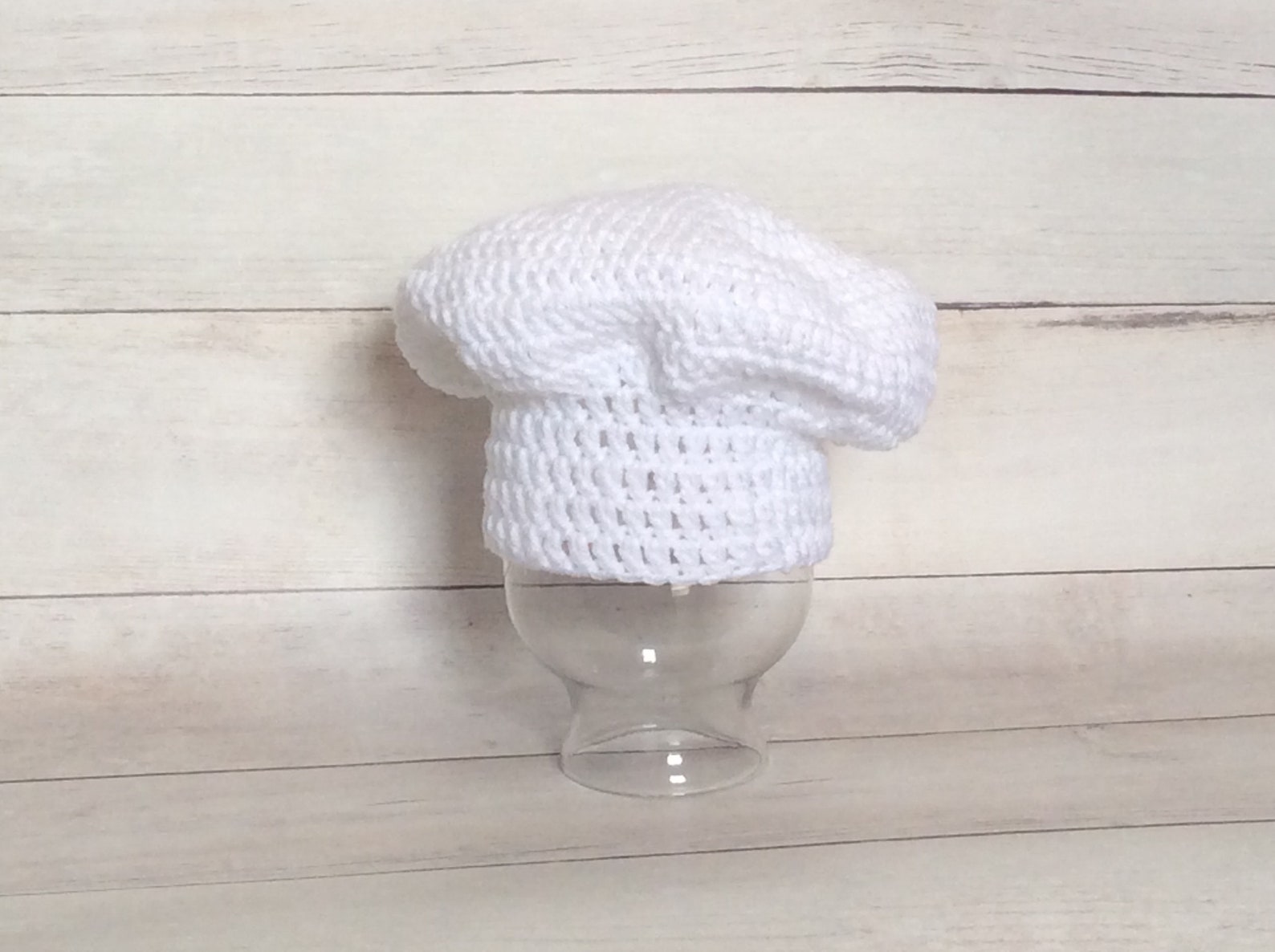 Crochet Chef Hat Photography Prop/newborn Photo Prop/baby | Etsy