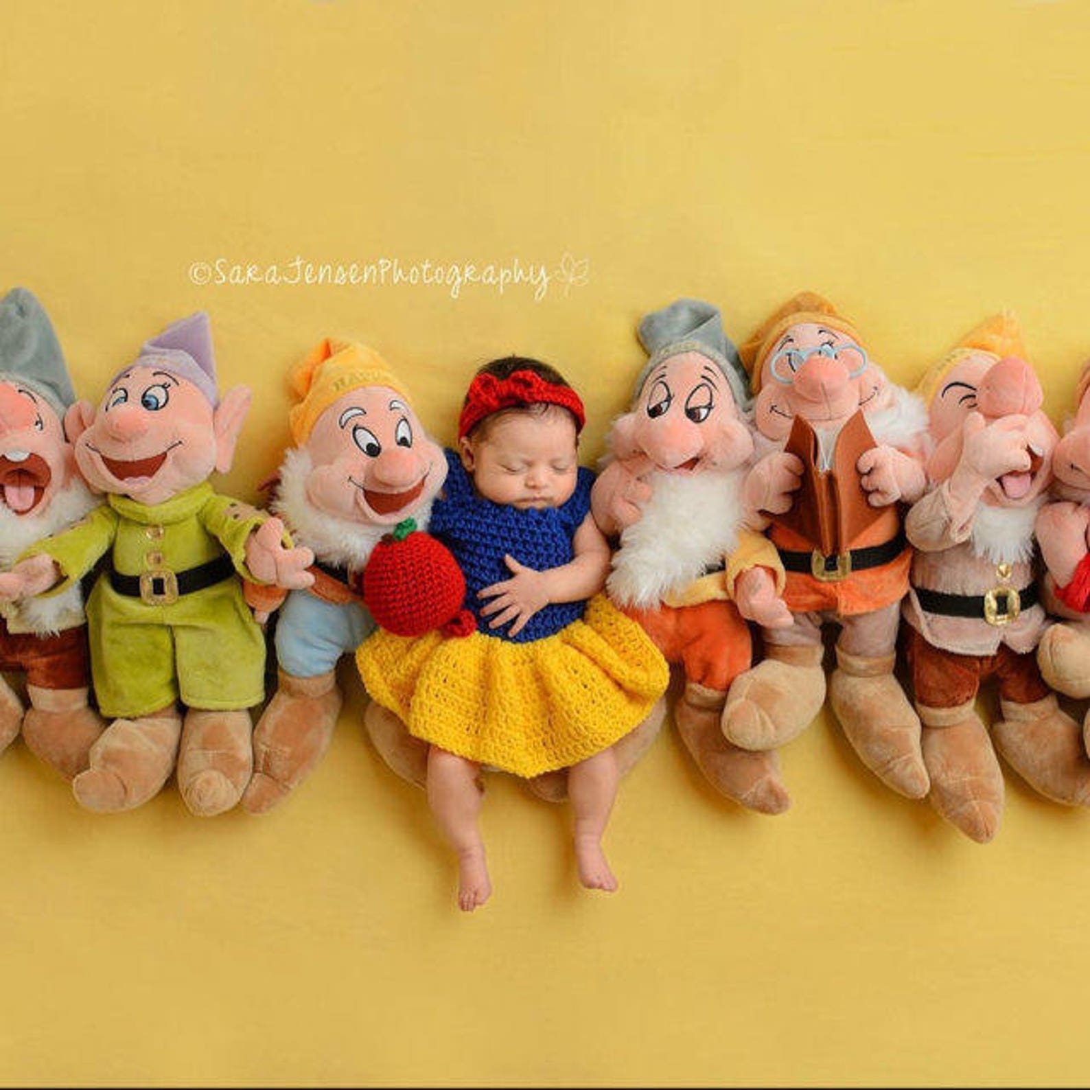 Crochet Snow White Set Photography Prop/newborn Photo - Etsy