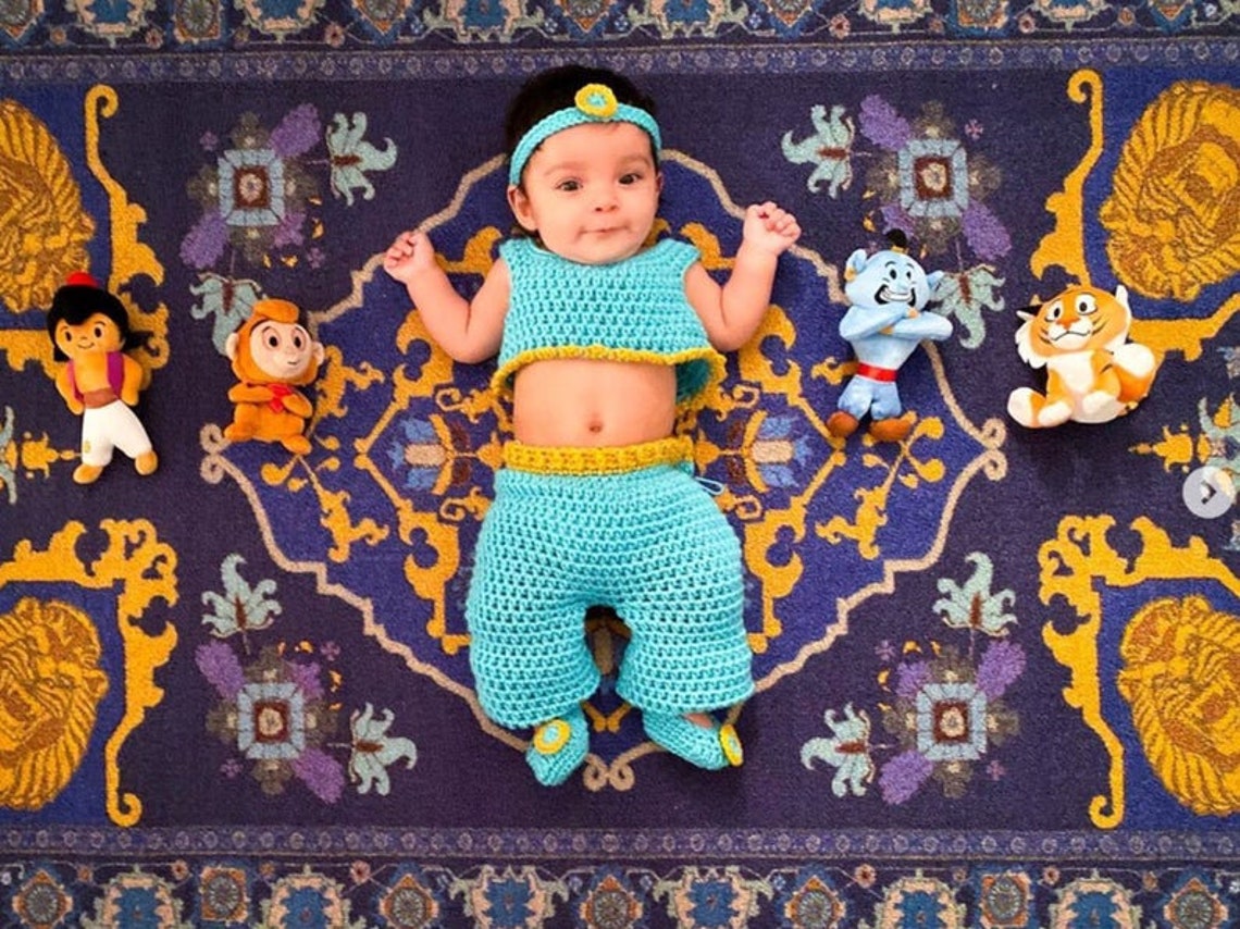 Crochet Princess Jasmine Newborn Photo Prop/disney - Etsy