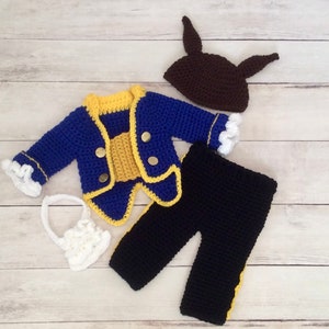 Crochet Beast Outfit Photography Prop/crochet Beast Newborn Photo Prop ...