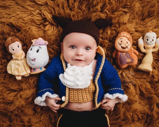 Crochet Beast Outfit Photography Prop/crochet Beast Newborn - Etsy